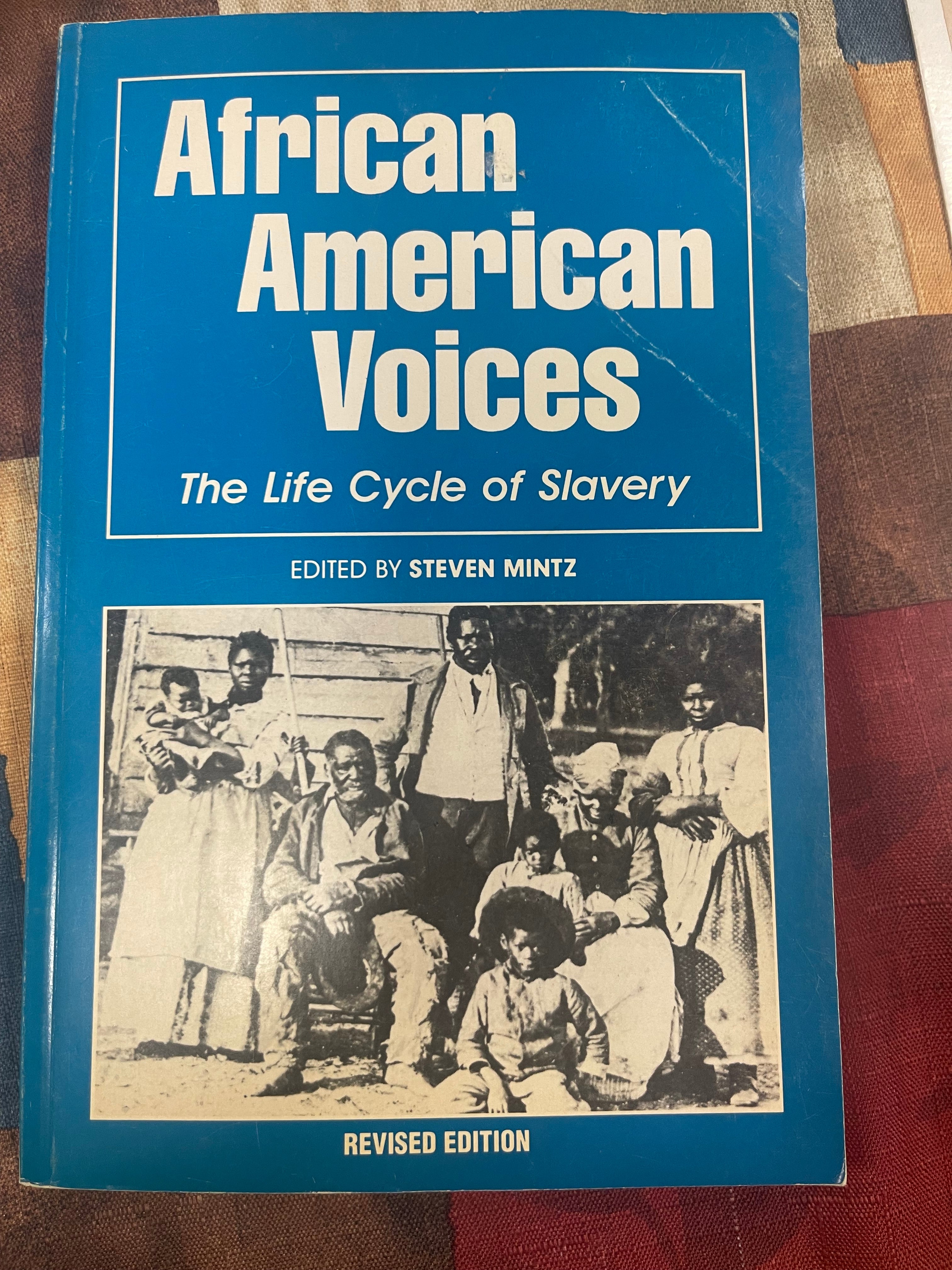 African American Voices - The Life Cycle of Slavery – Ersula's History Shop