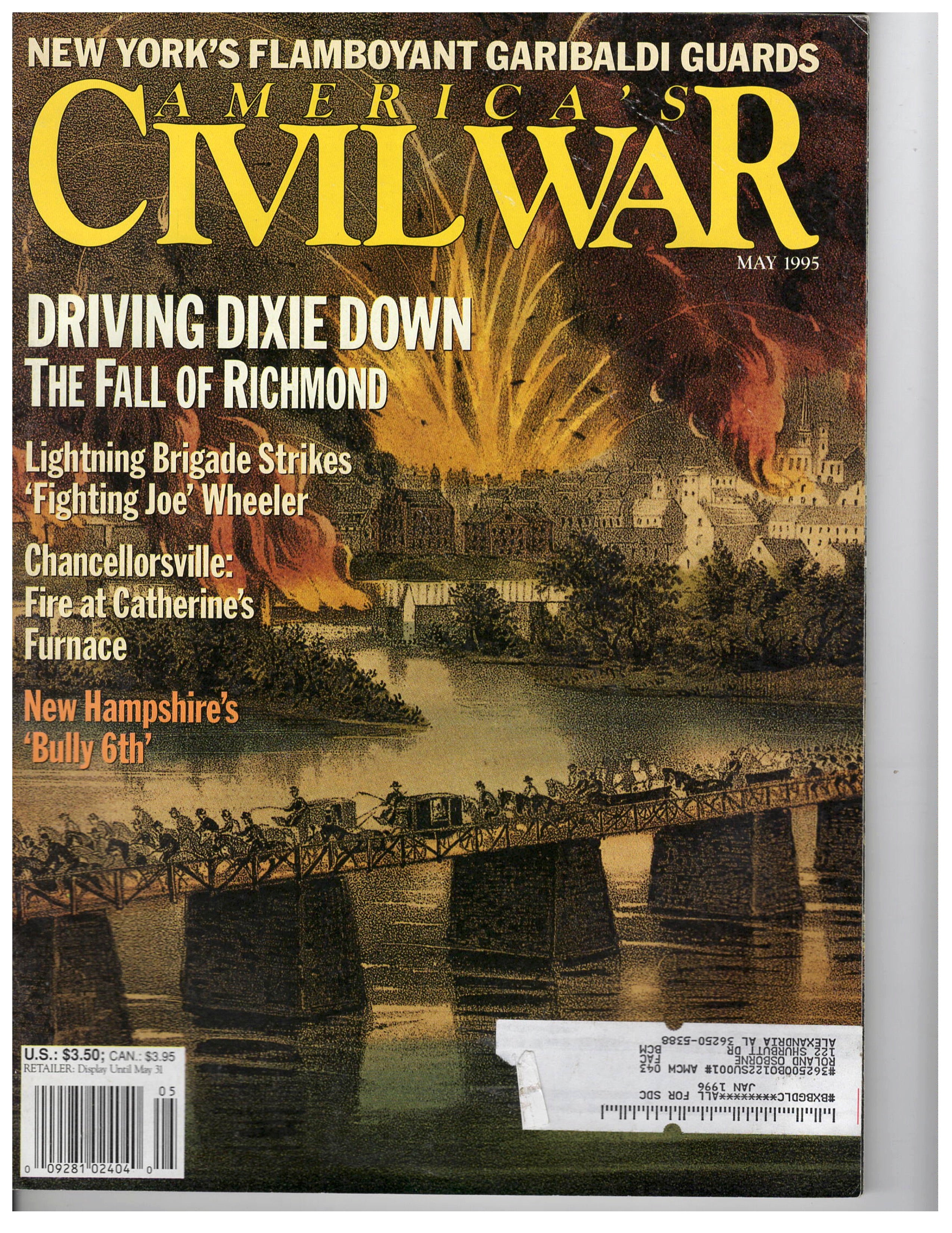 05 00 1995 America's Civil War – Ersula's History Shop