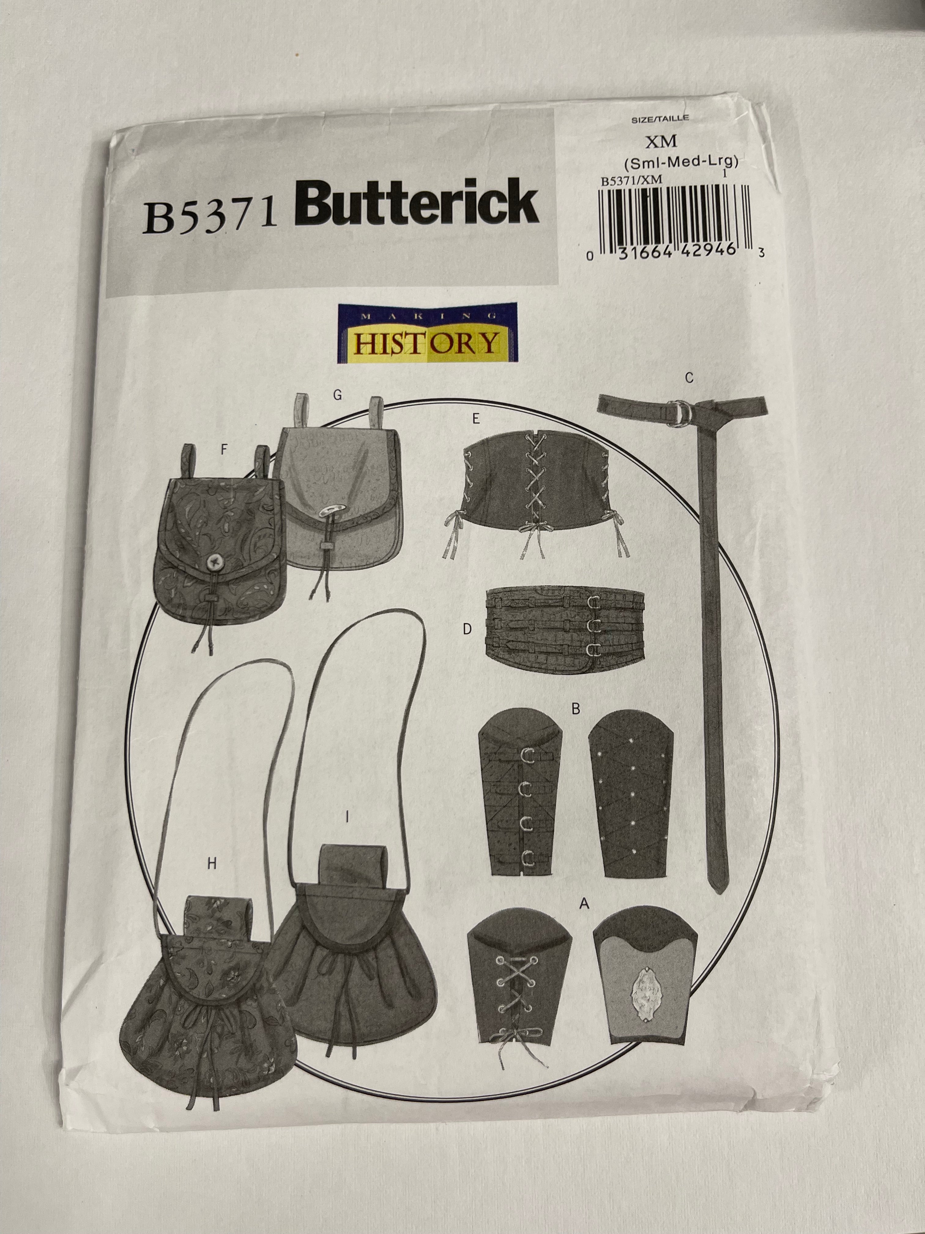 Butterick Pattern #B5371 – Ersula's History Shop