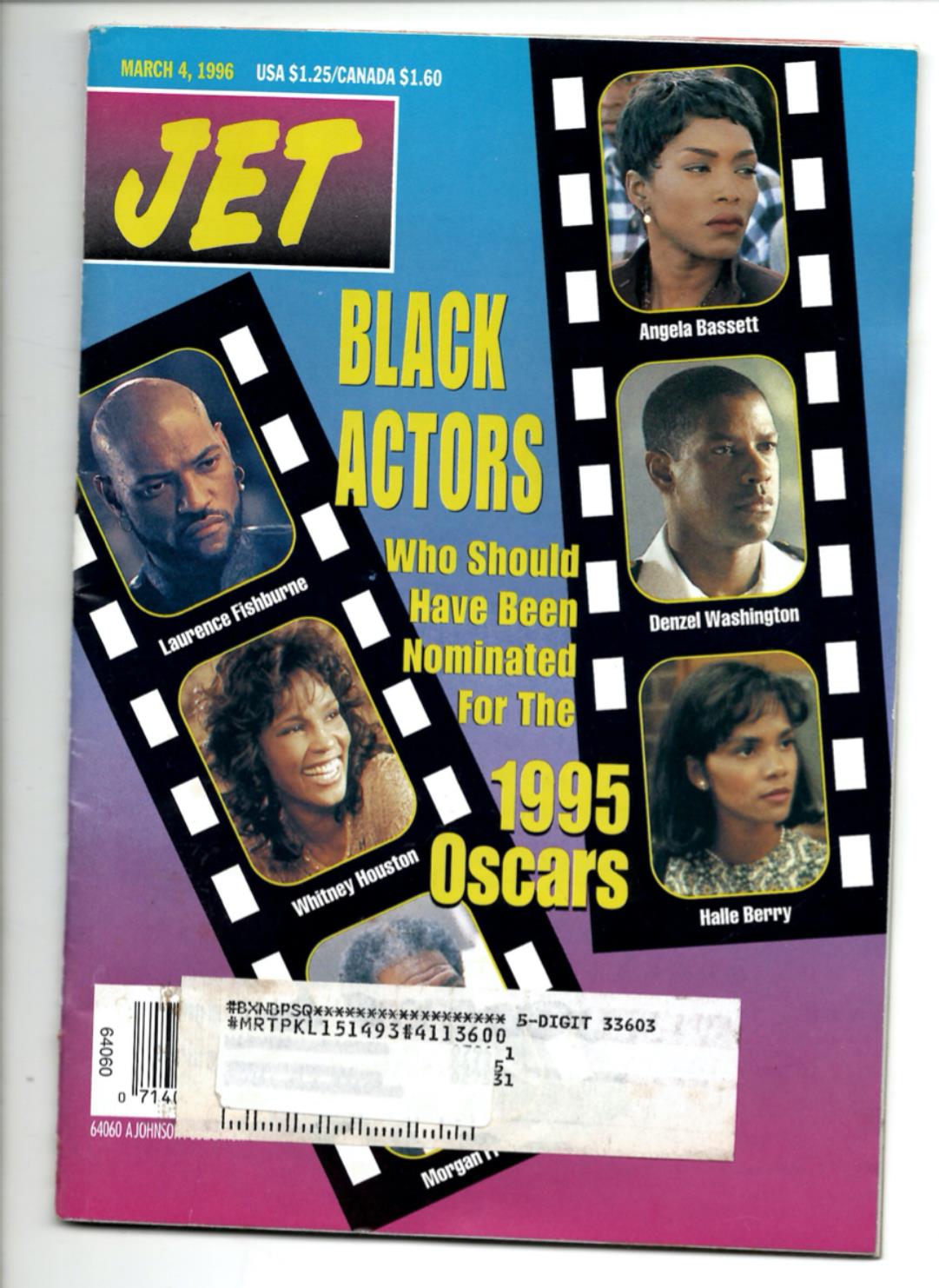 03 02 1998 JET Magazine Black Actors - 1995 Oscars – Ersula's History Shop